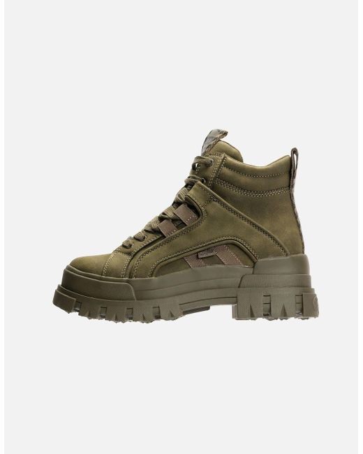 Buffalo Aspha Nc Mid Khaki Boots in Green | Lyst UK