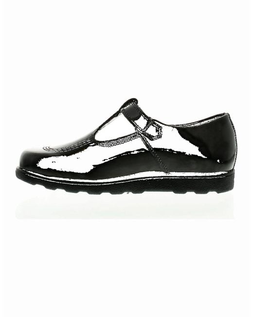 Kickers Shoes Work School Fragma T Bar Buckle Uk Size in Black | Lyst UK