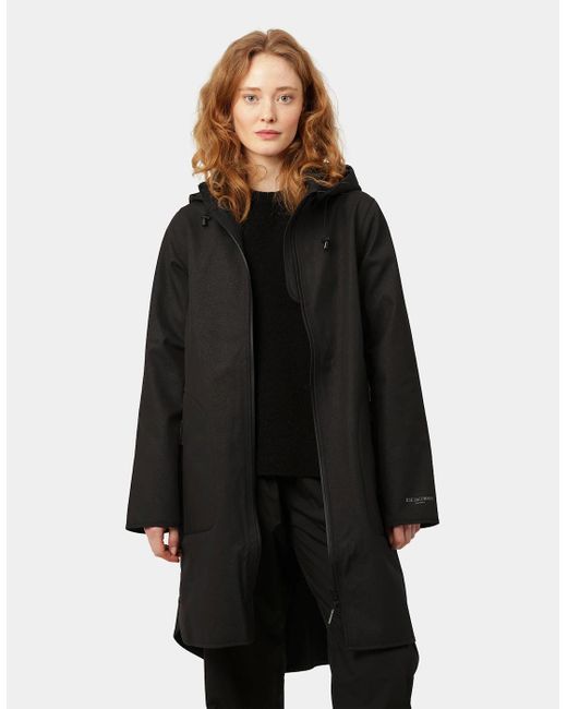 Ilse Jacobsen Rain A-Line Softshell Raincoat in Black | Lyst UK