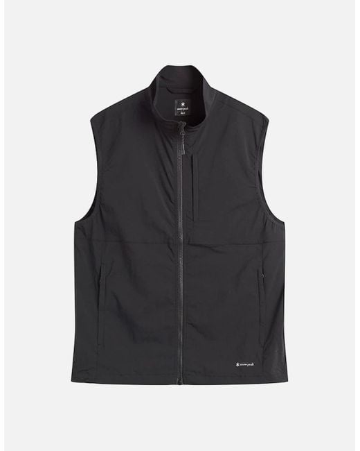 Snow Peak Snow Peak Utility Vest in Black for Men | Lyst UK