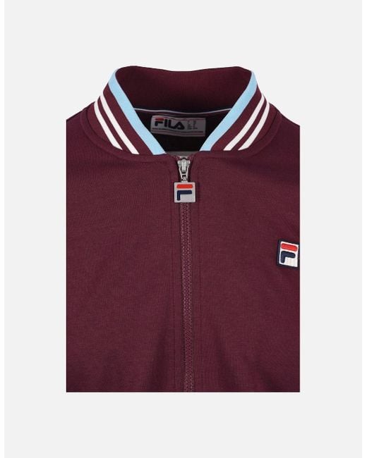 Fila Vintage Settanta Track Jacket/Burgundy in Red for Men | Lyst UK