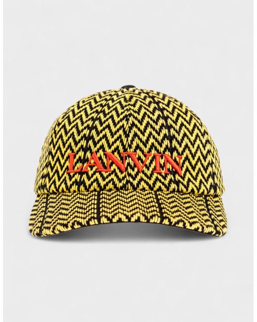 Lanvin X Future Curb Baseball Cap in Metallic for Men | Lyst UK