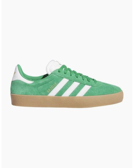 adidas Gazelle Suede Skateboarding Trainers in Green for Men | Lyst UK
