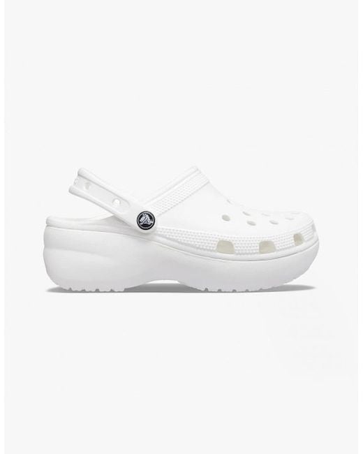 Crocs™ 206750-100 Classic Platform Clog Clogs in White | Lyst UK