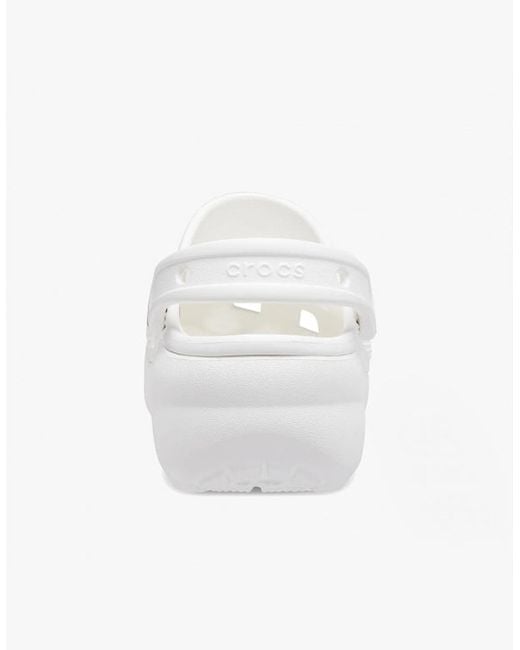 Crocs™ 206750-100 Classic Platform Clog Clogs in White | Lyst UK