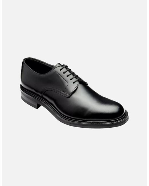 Loake Barbican Derby Shoe in Black for Men | Lyst UK