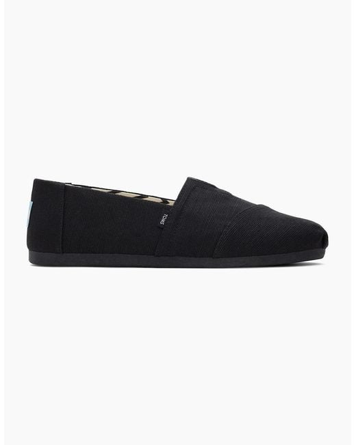 TOMS Alpargata Slip On Shoes in Black for Men | Lyst UK