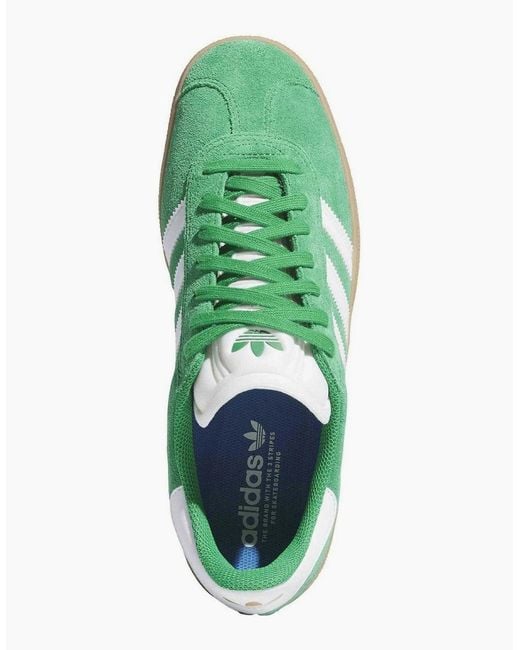 adidas Gazelle Suede Skateboarding Trainers in Green for Men | Lyst UK