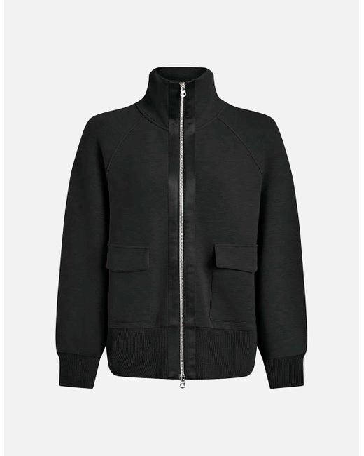 Varley Roxbury Zip-Through Sweat in Black | Lyst UK