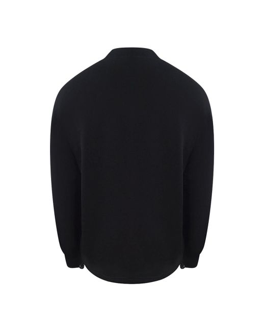 Iceberg Ice Cubed Logo Sweatshirt in Black for Men | Lyst UK