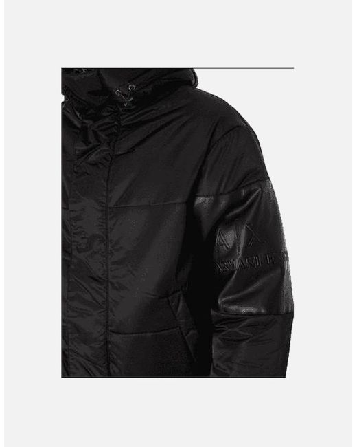 ARMANI EXCHANGE Nylon Arm Logo Padded Blouson Jacket in Black for Men ...