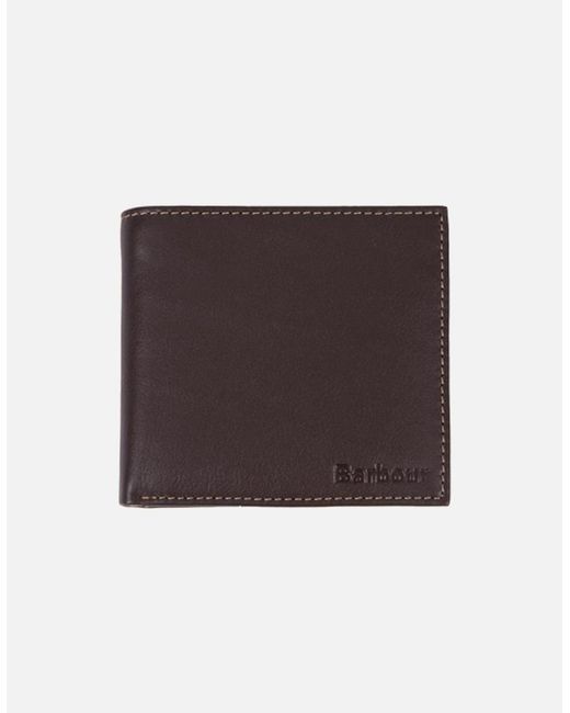 Barbour Elvington Billfold Coin Wallet Br56 in Brown for Men | Lyst UK