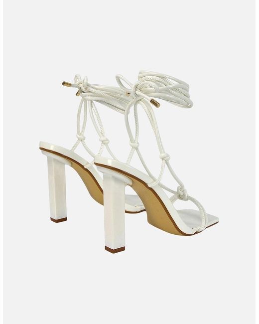 XY London Ladies Tanner High Heels in White | Lyst UK