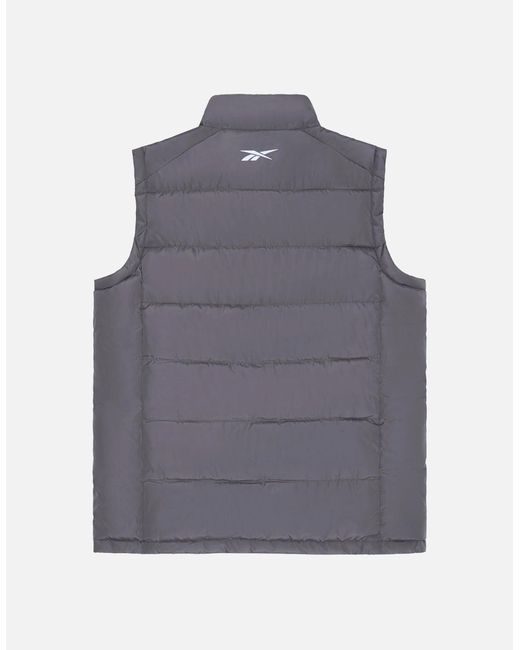 Reebok Rb1572 Reversible Puffer Vest in Grey for Men | Lyst UK