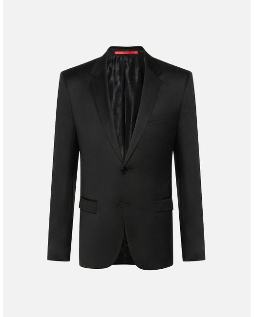 BOSS Aldons Blazer Jacket in Black for Men | Lyst UK