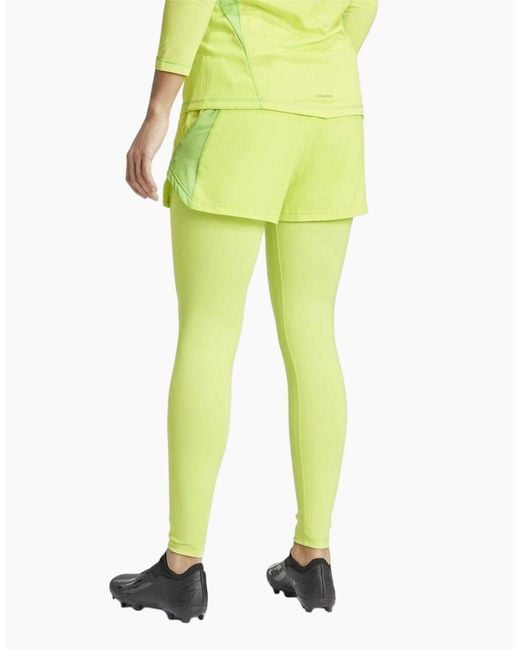adidas Ladies Tiro 24 Fitted Leggings in Green | Lyst UK