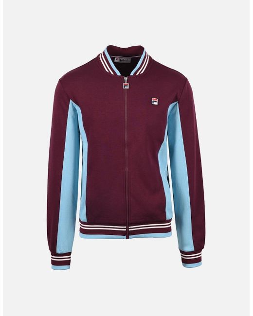 Fila Vintage Settanta Track Jacket/Burgundy in Red for Men | Lyst UK