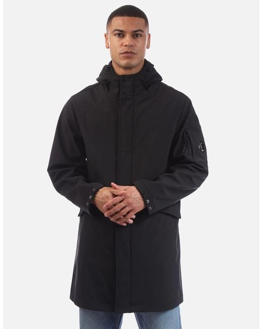 C.P. Company Shell-R Hooded Parka Jacket in Black for Men | Lyst UK