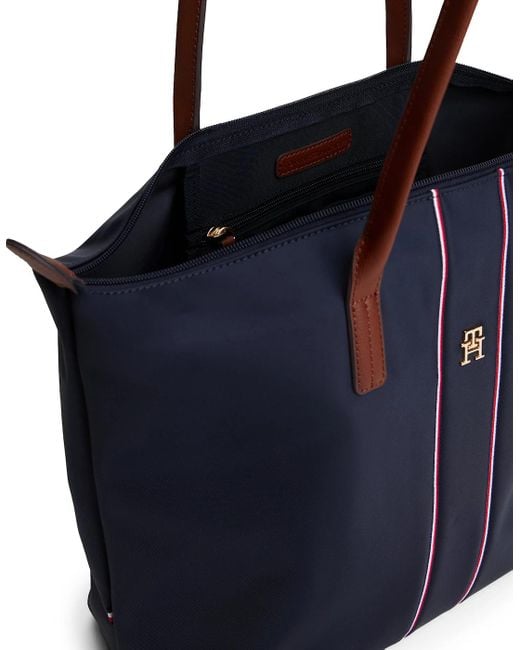Tommy Hilfiger Popette Corp Tote Bag in Blue | Lyst UK