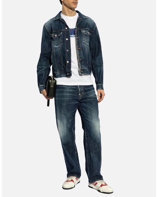 DSquared² Be Cool Be Nice Wash Loose Jeans in Blue for Men | Lyst UK
