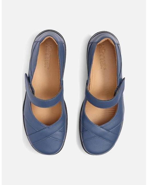 Hotter Hope Mary Jane Shoes in Blue | Lyst UK