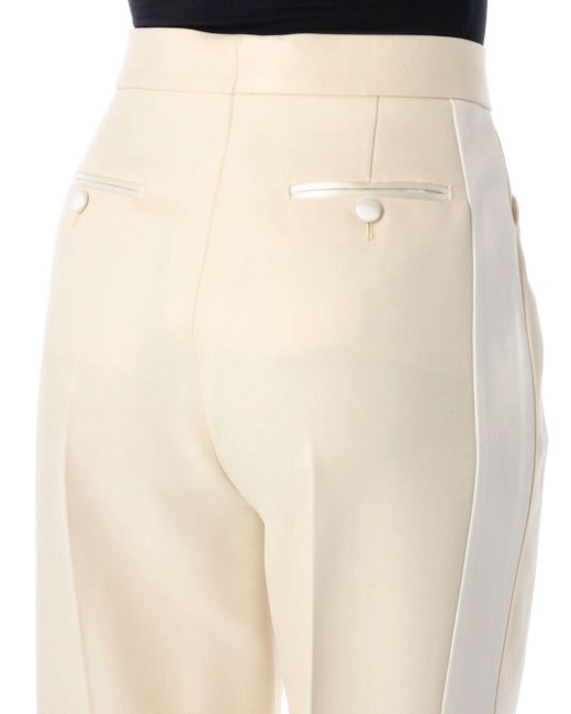 Tom Ford Tailored Tuxedo Pants in Natural for Men | Lyst