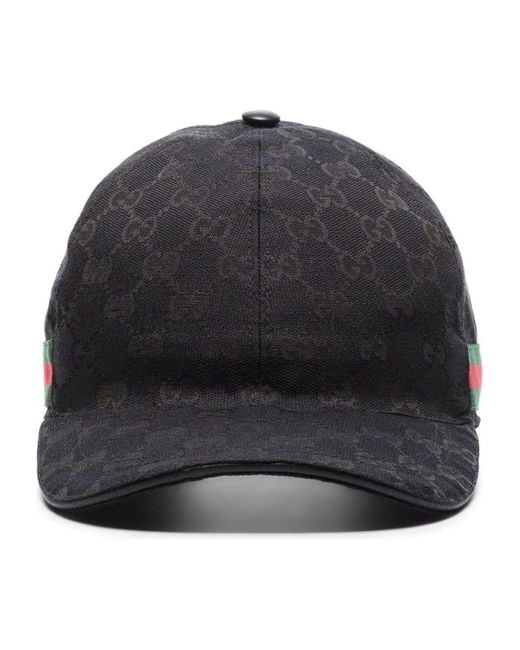 Gucci Logo All Over Baseball Cap in Gray for Men | Lyst