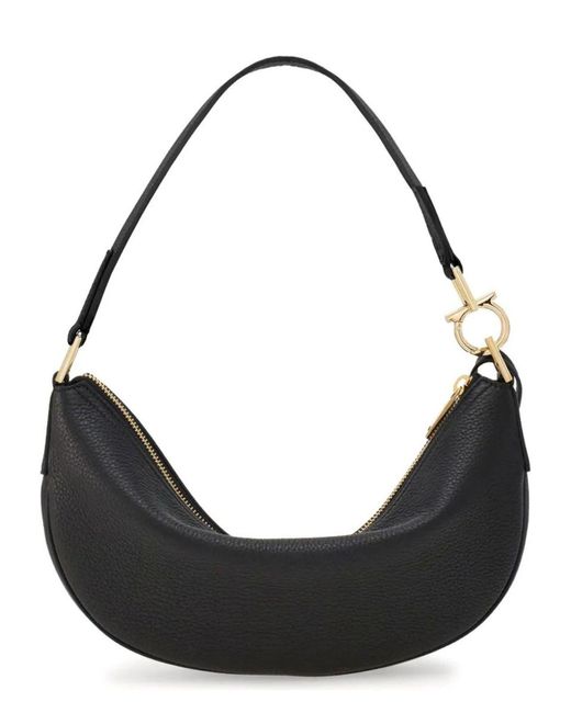 Ferragamo Hobo Smile S Negro Media Luna in Black | Lyst