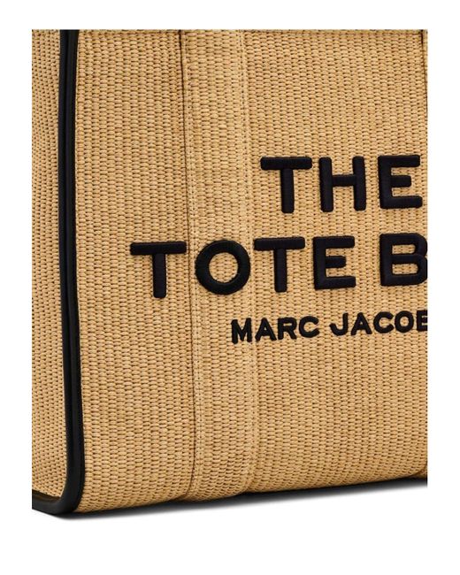Marc Jacobs Tote The Large Raffia Letters in Natural | Lyst