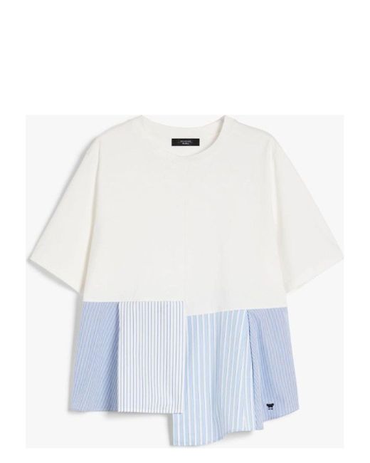 Weekend by Maxmara Bird Body-Top Top in White | Lyst