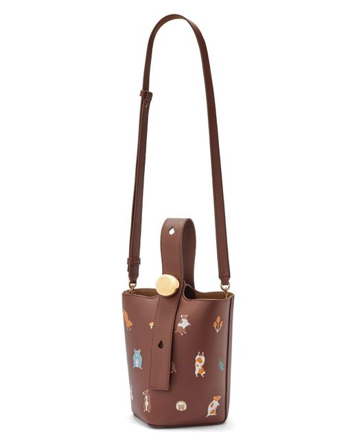 Loewe Pebble Bucket Mini Hamster in Brown | Lyst