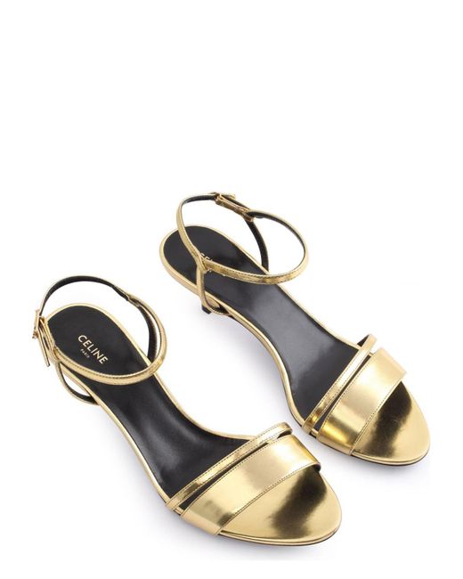 Celine Sandal 50 in Metallic | Lyst