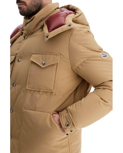 Moncler Ari\N\Nshort Fornas in Natural for Men | Lyst