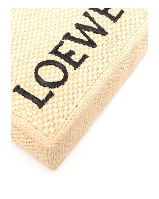 Loewe Mini Tote Bag in Natural | Lyst