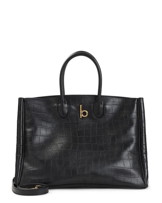 Burberry Rocking Horse Tote Bag in Black | Lyst