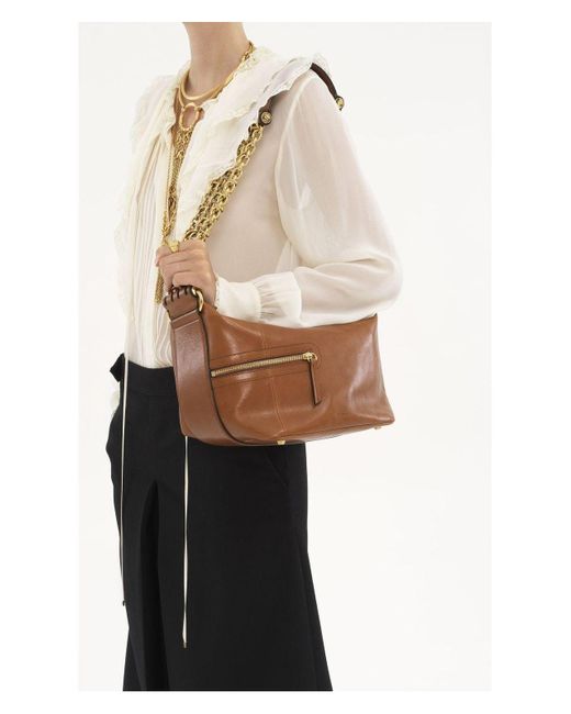 Chloé Camera Chain Bag in Brown | Lyst UK