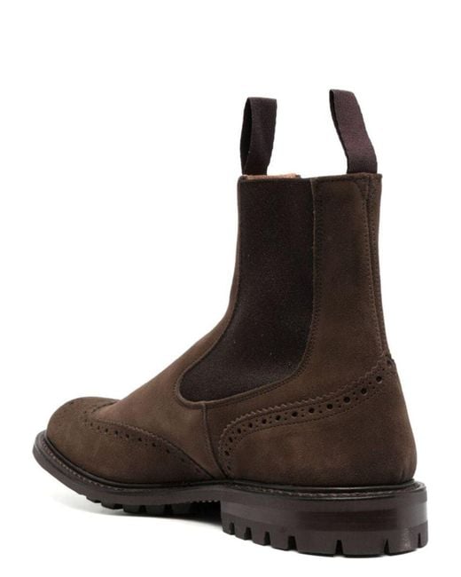 Tricker's Henry Beatles Commando Sole Boot in Brown for Men | Lyst