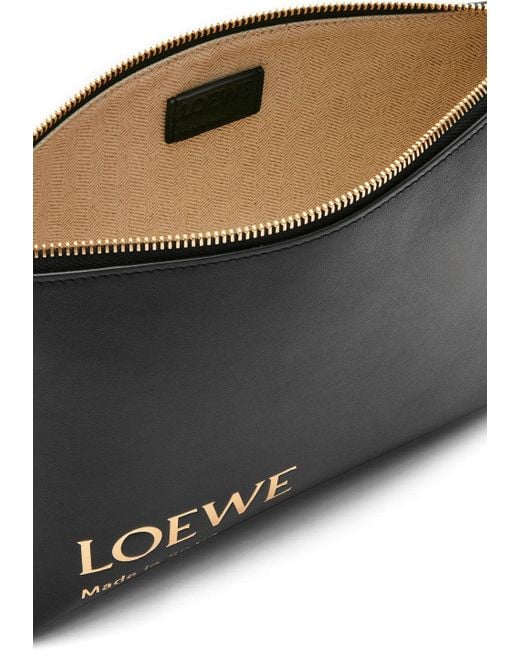 Loewe Embossed Pouch in Black | Lyst