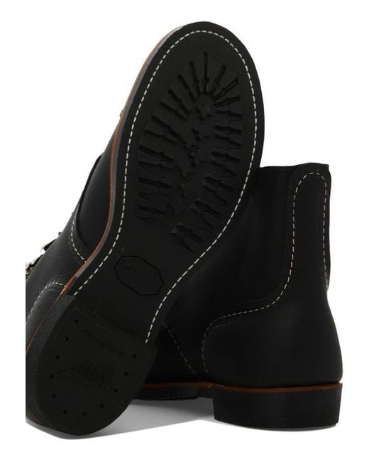 Red Wing Wing Shoes "Iron Ranger" Lace-Up Boots in Black for Men | Lyst UK
