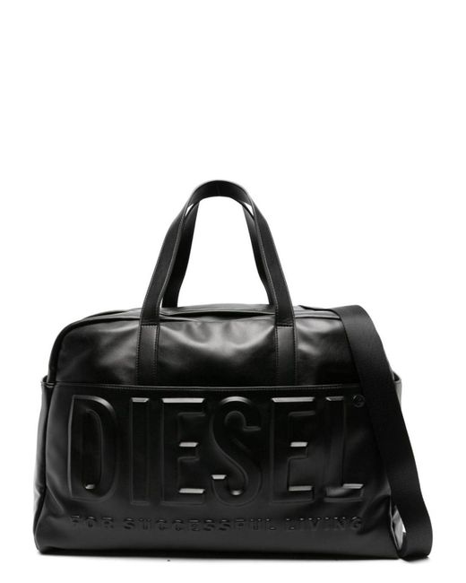 DIESEL Dsl 3D Duffle L X in Black for Men | Lyst