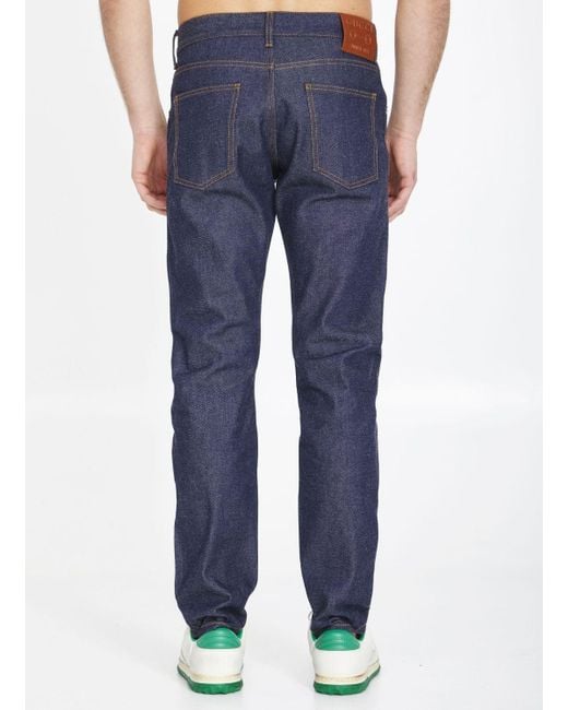 Gucci Denim Jeans in Blue for Men | Lyst