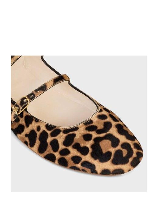 Celine Double Strap Ballerina 05 in White | Lyst