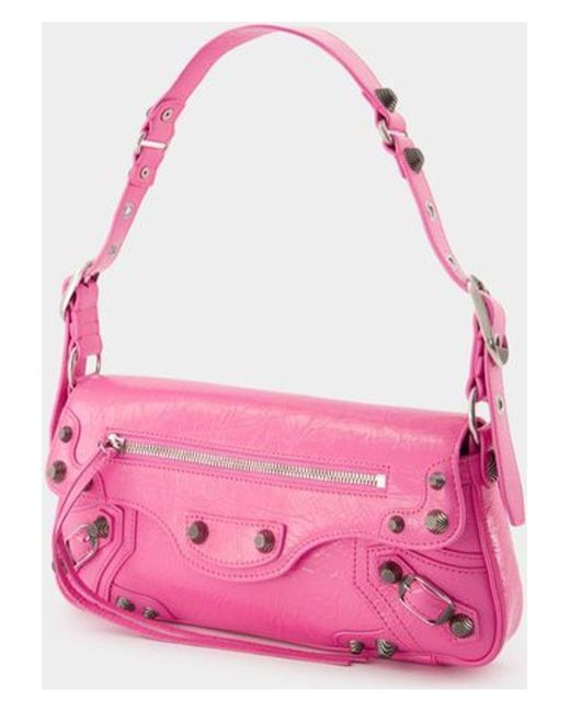 Balenciaga Fuchsia Leather Small Le Cagole Sling Shoulder Bag in Pink ...