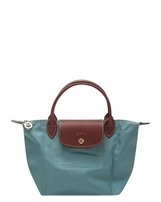 Longchamp Eucalyptus Le Pliage Original S Bag in Blue | Lyst
