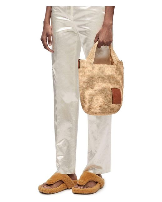 Loewe Slit Mini Bag in Natural | Lyst