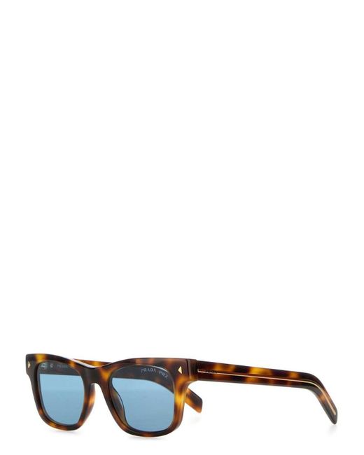 Prada Printed Acetate Opr A17S Sunglasses in White | Lyst UK