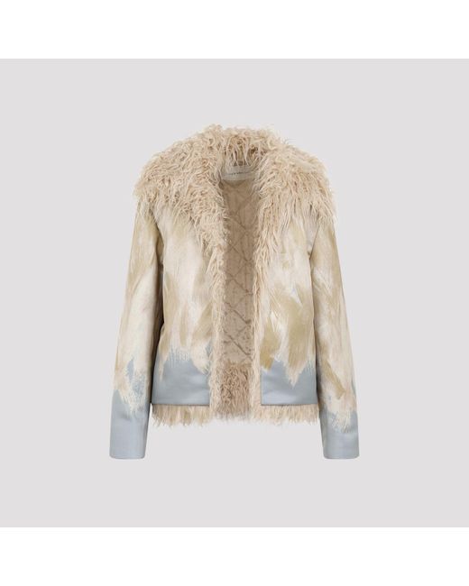 Dries Van Noten Vonda Tris Jacket in Natural | Lyst