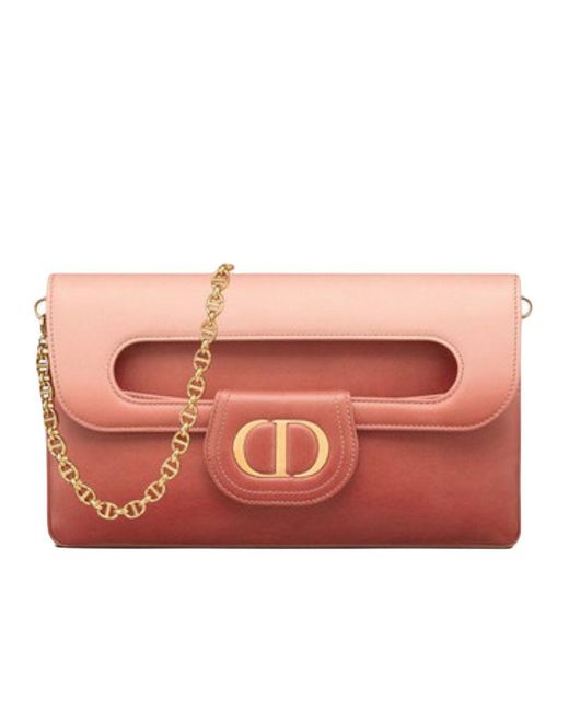 Dior Double Bag in Pink | Lyst