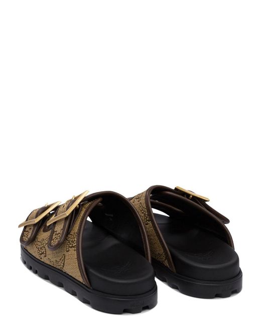 MCM Sandals in Brown | Lyst