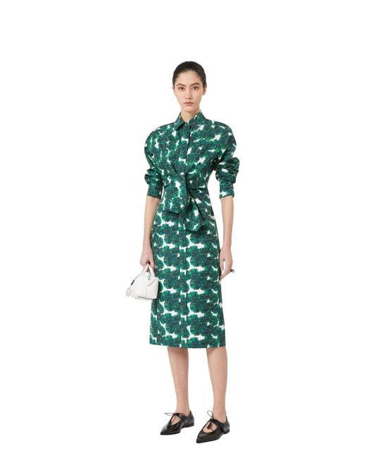 Max Mara Maremma Dress in Green | Lyst